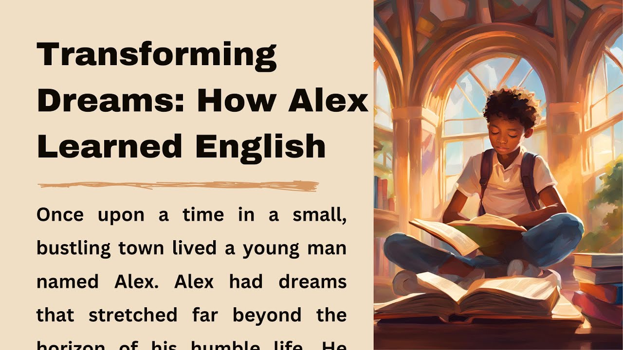 Transforming Dreams How Alex Learned English | Learn English | Read ...