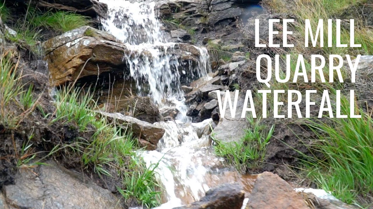 Lee Mill Quarry Waterfall ASMR Slow Motion No Talking Relaxation - YouTube