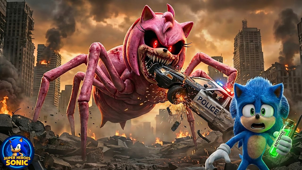 Amy’s Nightmare Begins… Spider Amy Rises and Sonic Must Stop Her 🕷️⚡ ...