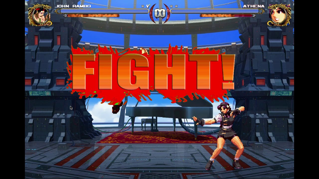 mugen john rambo arcade mode - YouTube