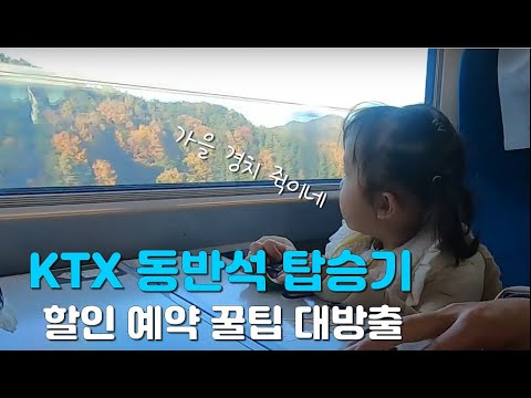 24개월 ktx 기차 탑승기 예매 꿀팁 두돌 장난감 추천 - YouTube