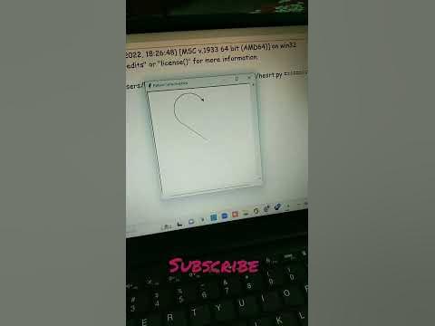 heart ️ using python #idle #coding #python #viral #pythonprogram #computerscience #logodesign # ...
