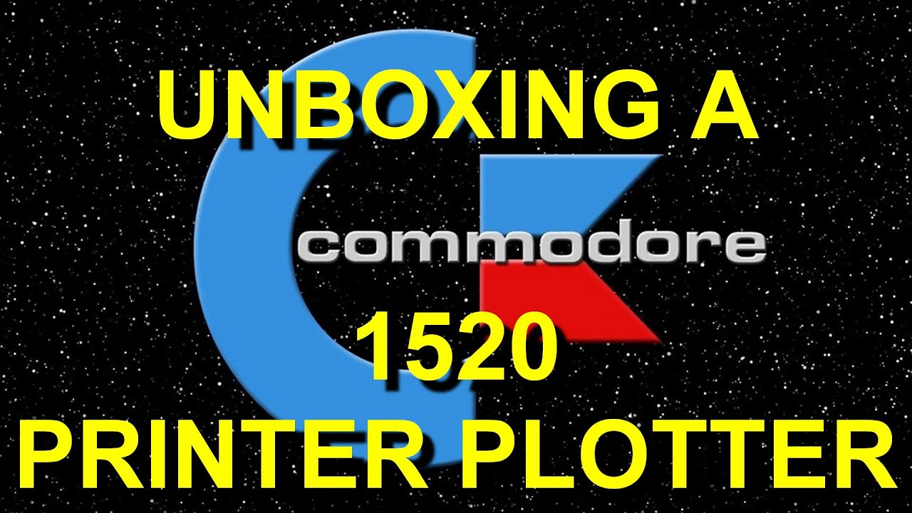 UNBOXING A Commodore 1520 Printer Plotter NEW IN THE BOX! C64 C128 Vic-20 Pens Paper - Episode ...
