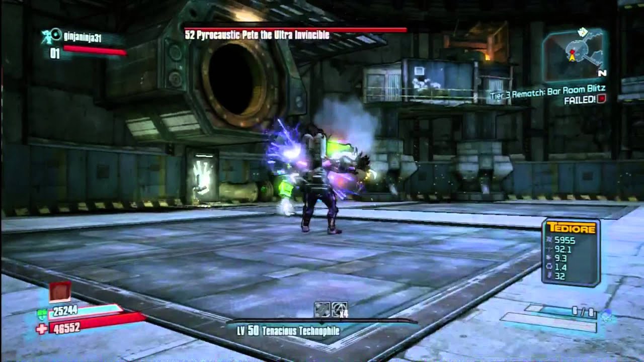 Borderlands 2. Pyro Pete the ULTRA invincible solo. Plus a thanks for ...