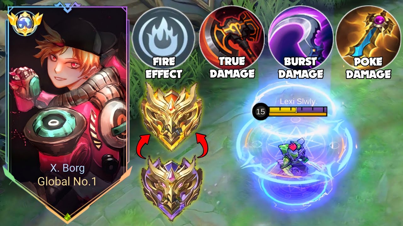 TOP 1 GLOBAL X BORG BEST GUIDE TO RANK UP FASTER IN 2024!! (ONE SHOT ...