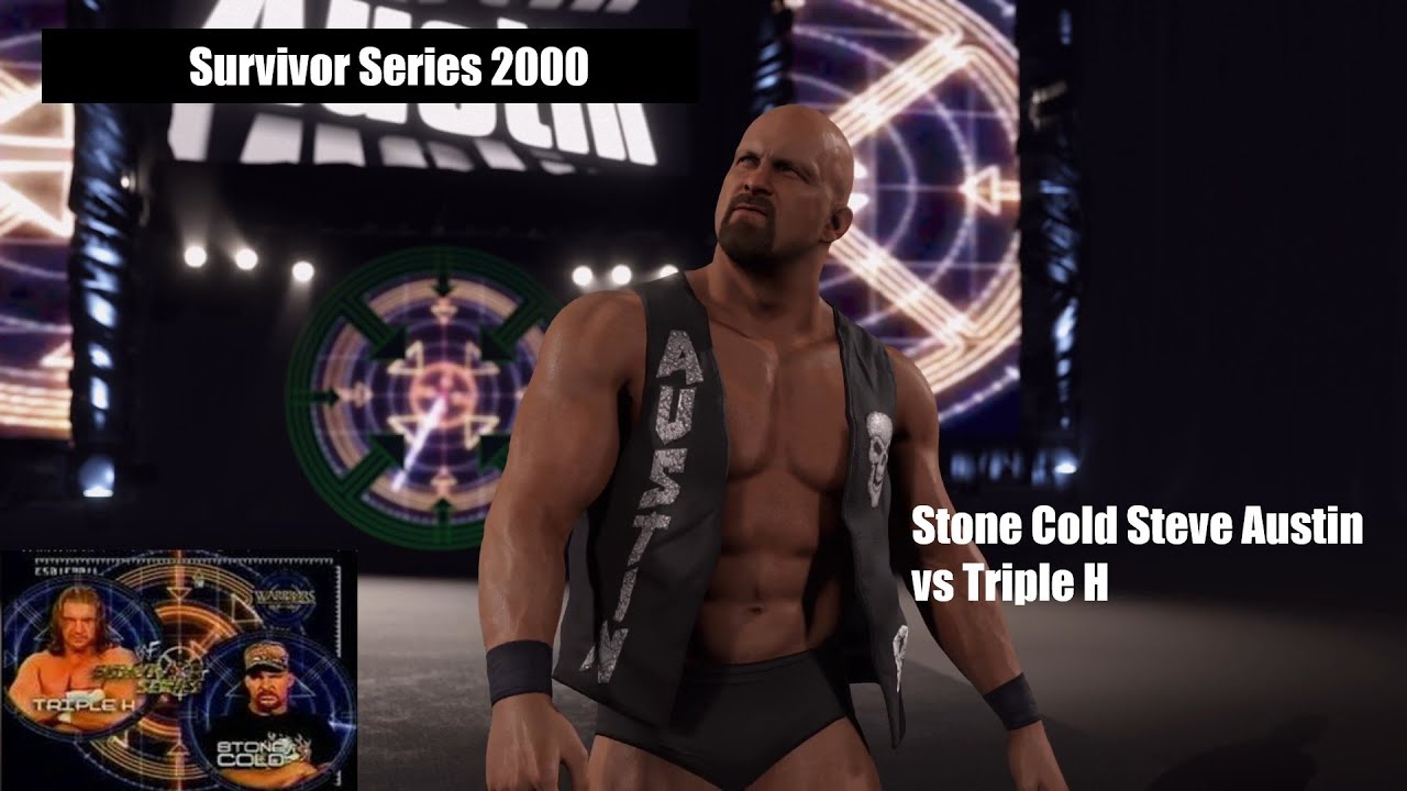 WWF Survivor Series 2000 - Stone Cold Steve Austin vs Triple H - YouTube