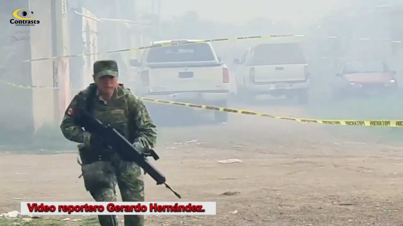 Explota granada durante operativo en Irapuato - YouTube