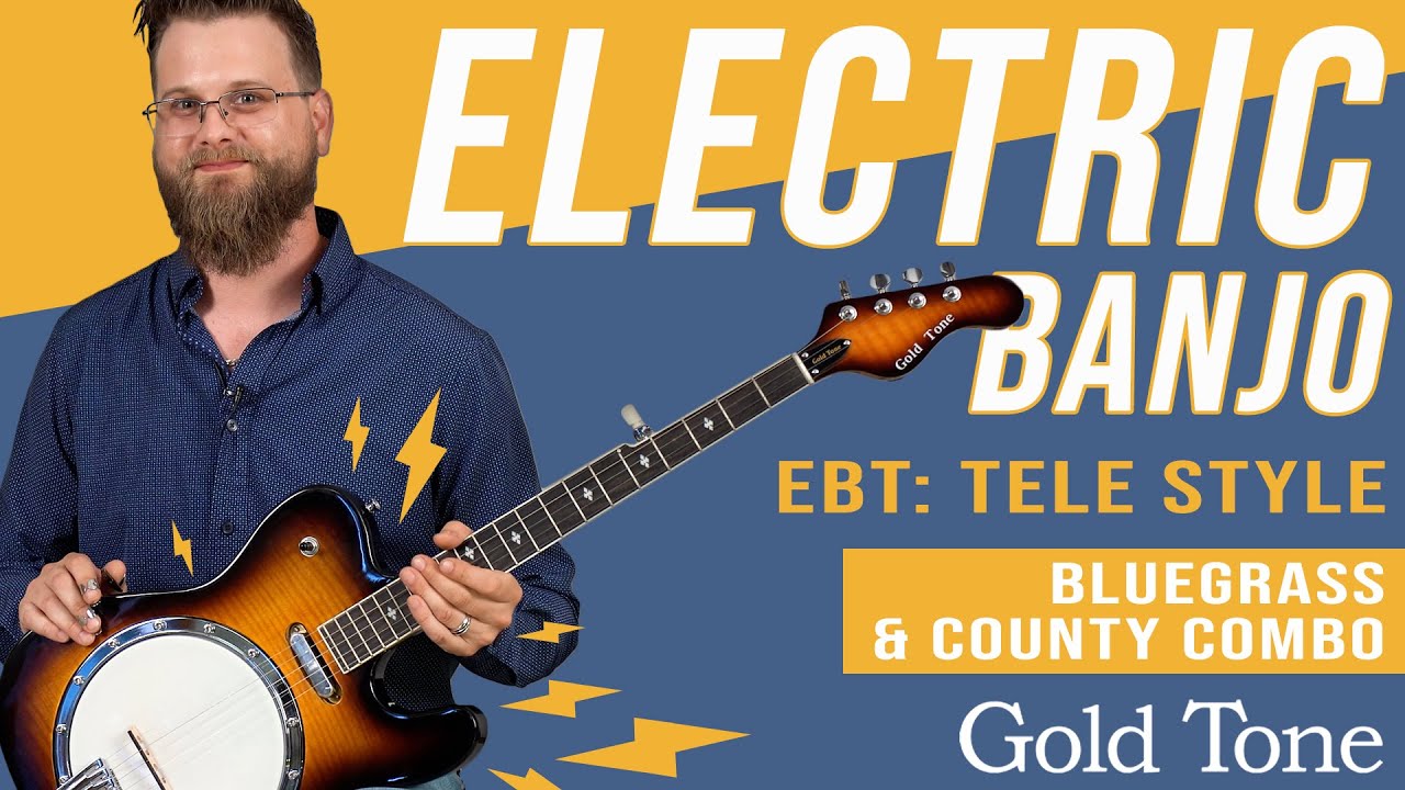 A Solid Body Electric Banjo?? | Gold Tone EBT: Tele Style Banjo - YouTube
