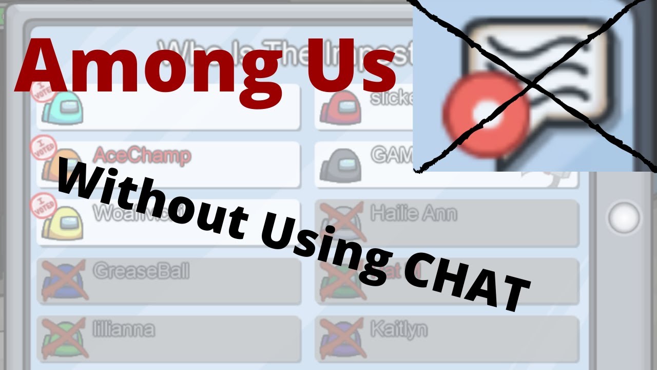 Among Us Impostor Without Chat!! - YouTube