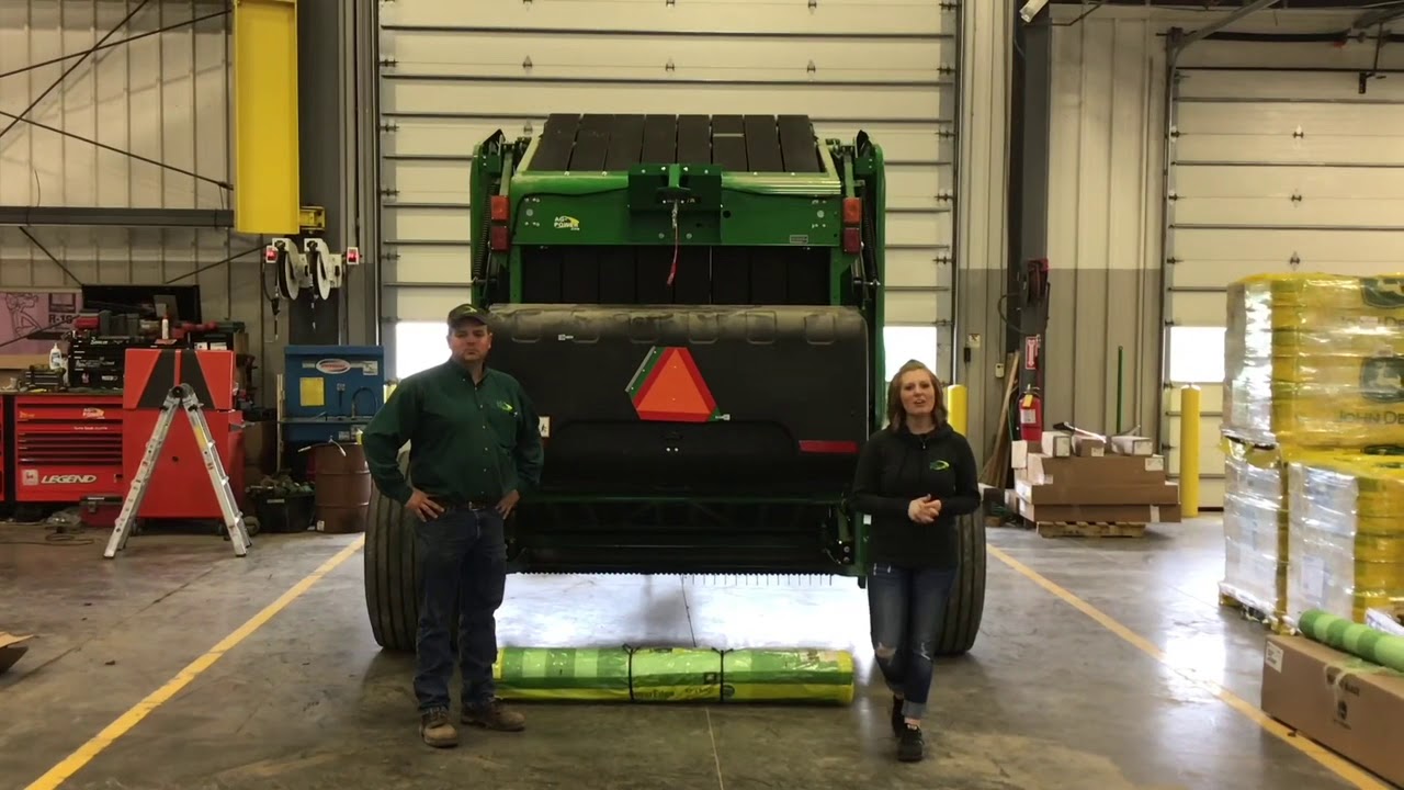 John Deere Baler Net Wrap Assist - YouTube