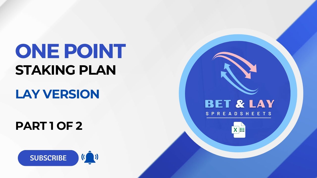 One Point lay staking plan from betandlay.co.uk - YouTube