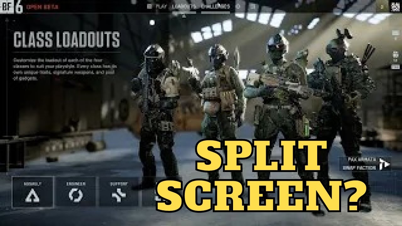 Can You Play Split Screen in Battlefield 6? - YouTube