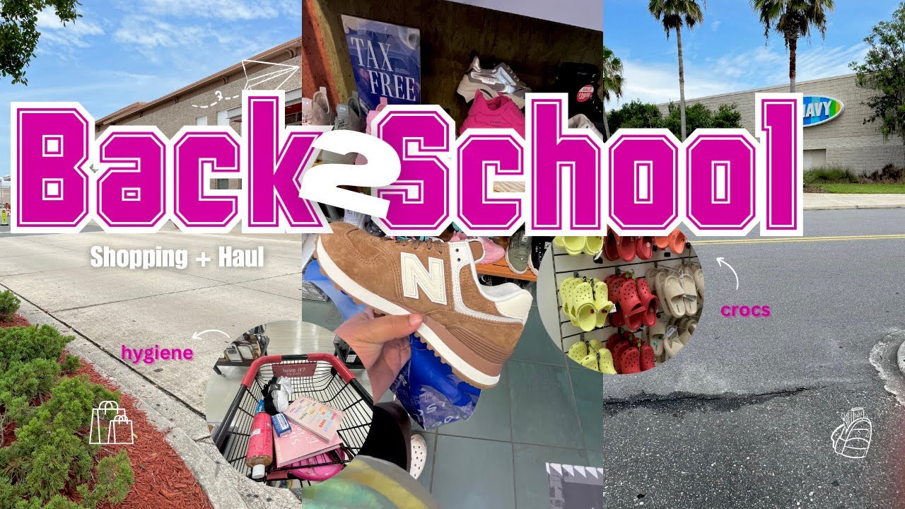 BACK 2 SCHOOL SHOPPING | the beginning of an era college girly (vlog, target, mall , ect ) - YouTube