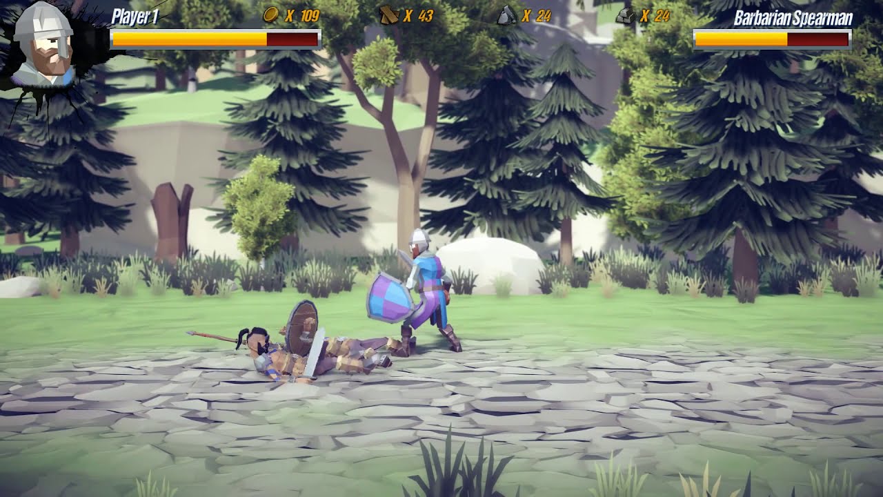 Medieval Embers of Wars - Side Scrolling Fantasy Fighter Gameplay ...