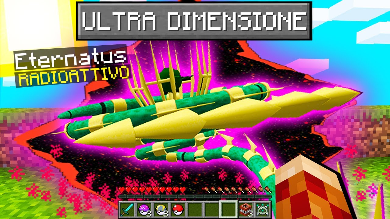 CATTURO ETERNATUS RADIOATTIVO NELLA PIXELMON SU MINECRAFT ITA!! - YouTube