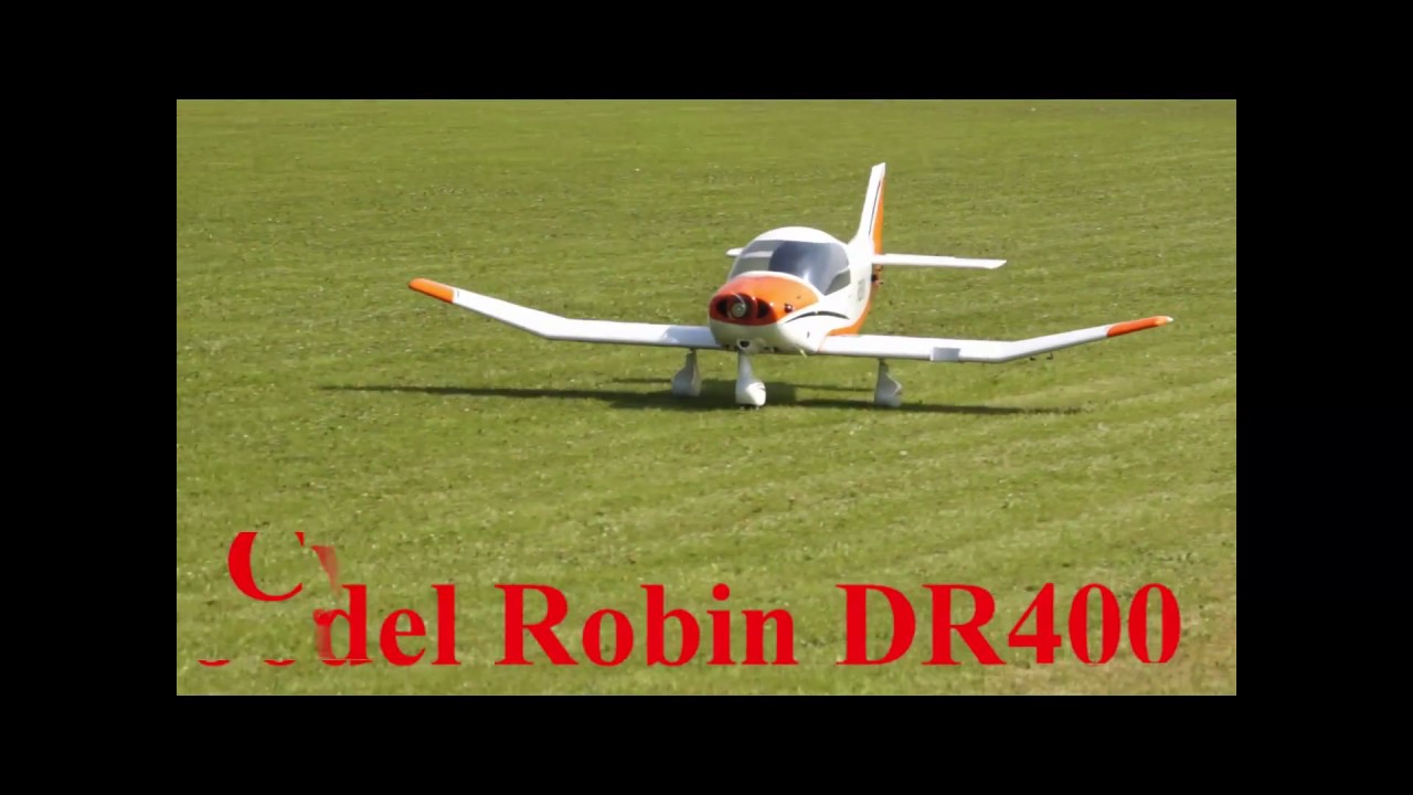 jodel robin dr400 cymodel movie - YouTube