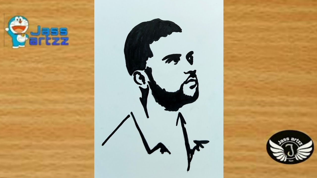 Karan Aujla Drawing || Punjabi Singer || How to Draw Karan Aujla ...