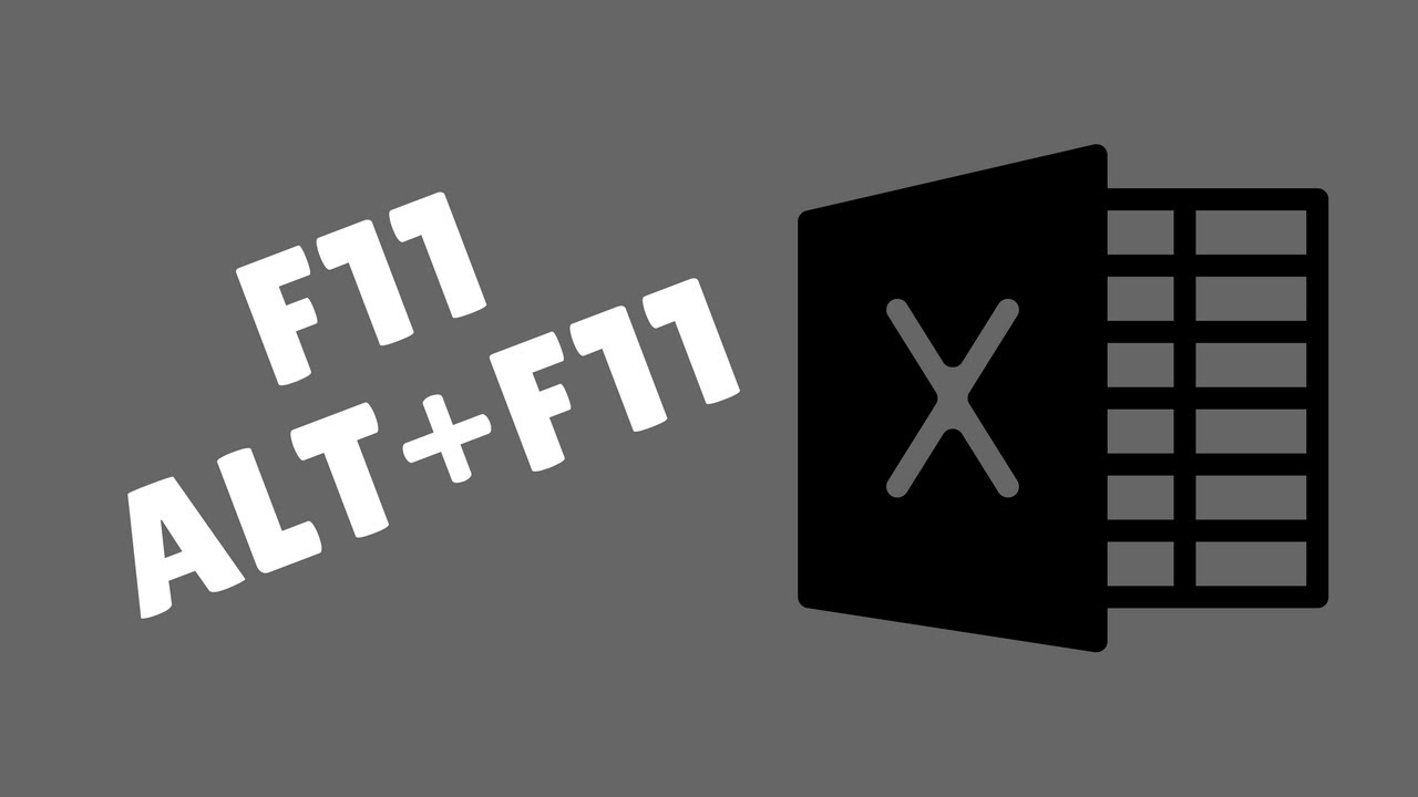 Excel 2013 F11 And Altf1 Youtube