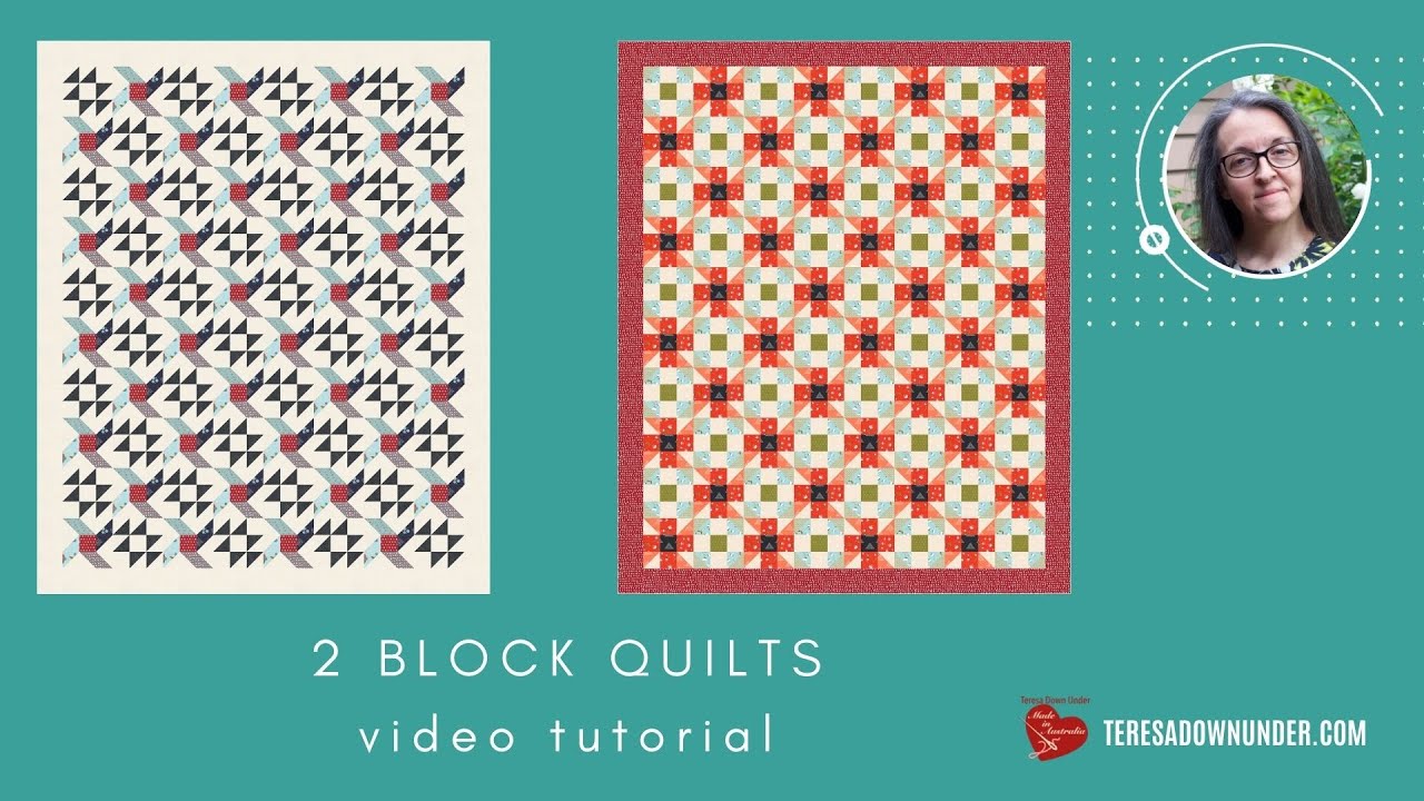 Propeller quilt and Flowers in the garden quilt - YouTube