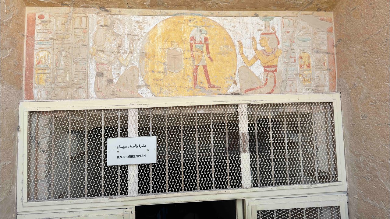 The tomb of 19th Dynasty baNTU king Merenptah - YouTube
