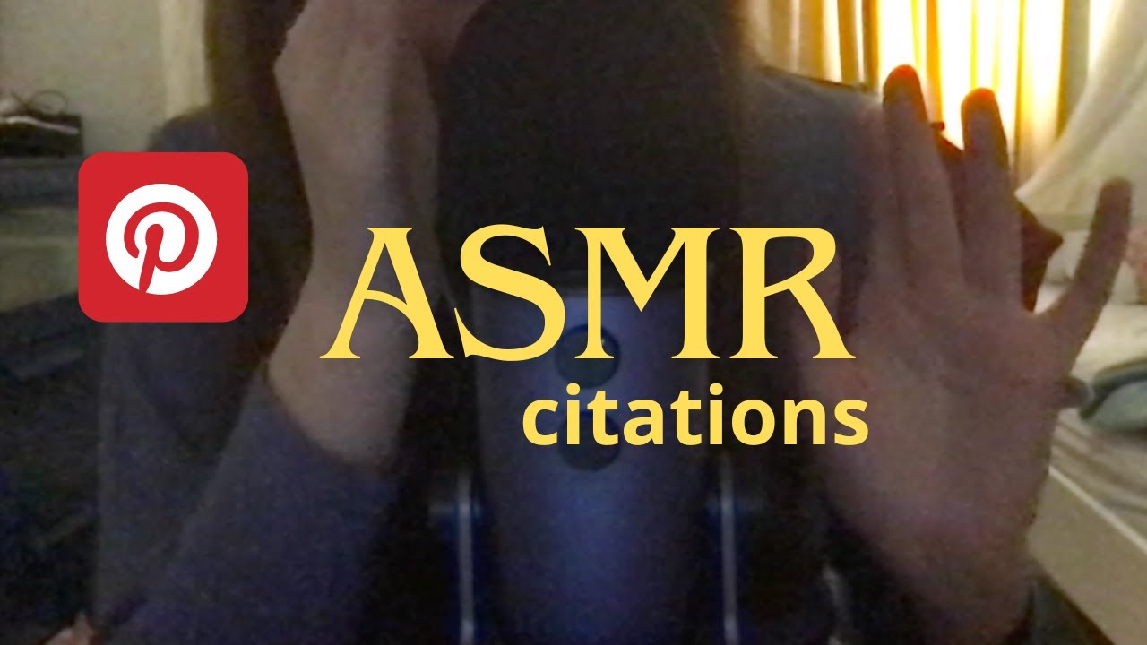ASMR lecture de citations pinterest ️ - YouTube