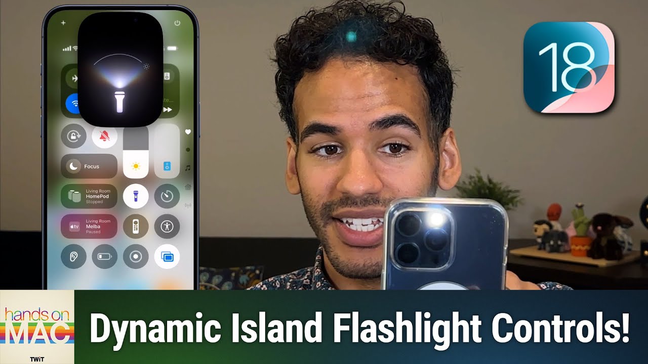Using the New Flashlight UI in iOS 18 - How to use the flashlight on ...