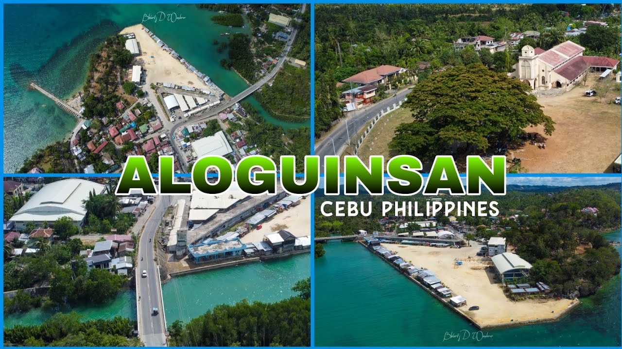 Welcome to Aloguinsan, Cebu 🇵🇭🌊🍃 | Aerial video🦅 - YouTube