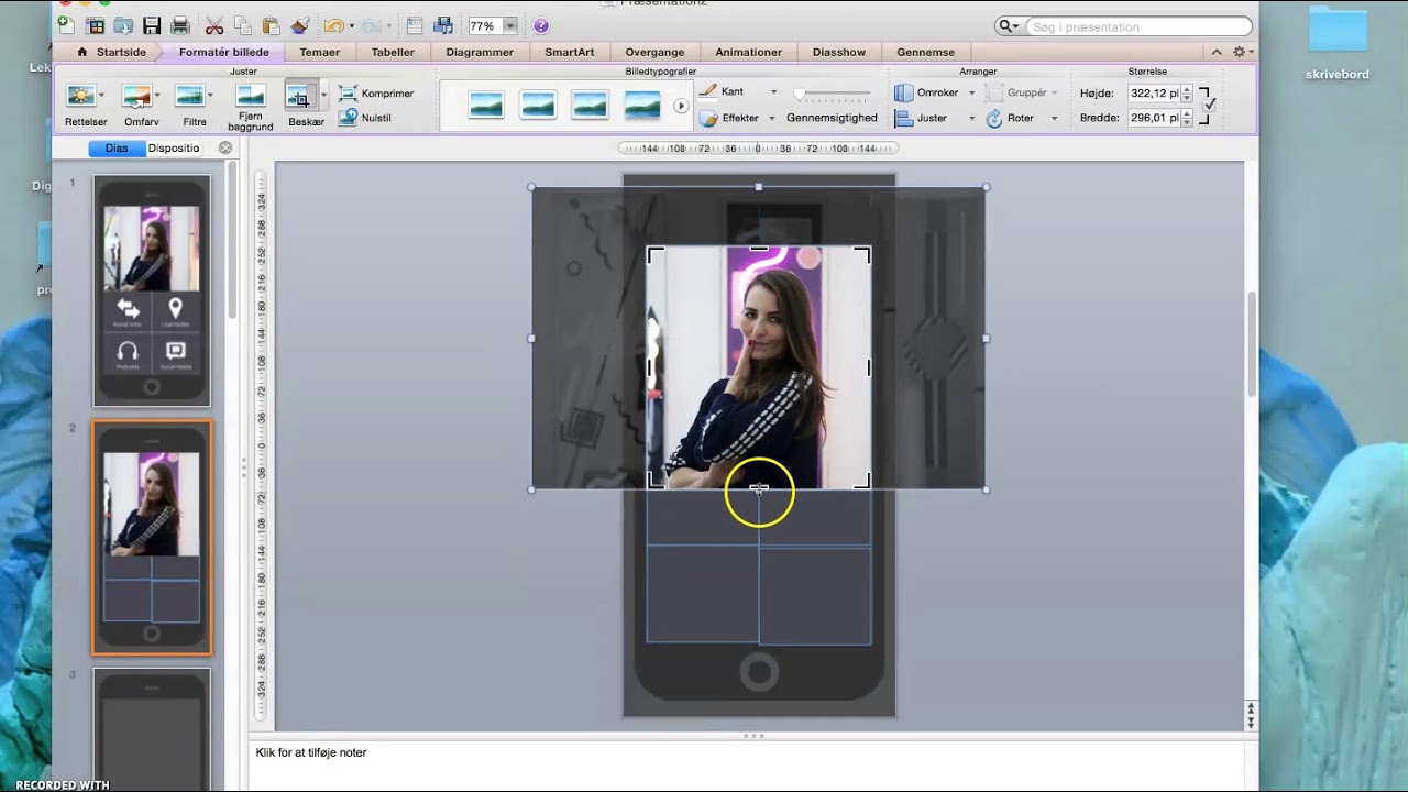 Lav en Prototype til en app i Powerpoint - YouTube