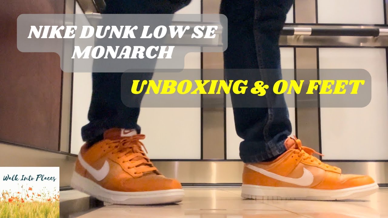 Nike Dunk Low SE Monarch - unboxing & on feet - YouTube