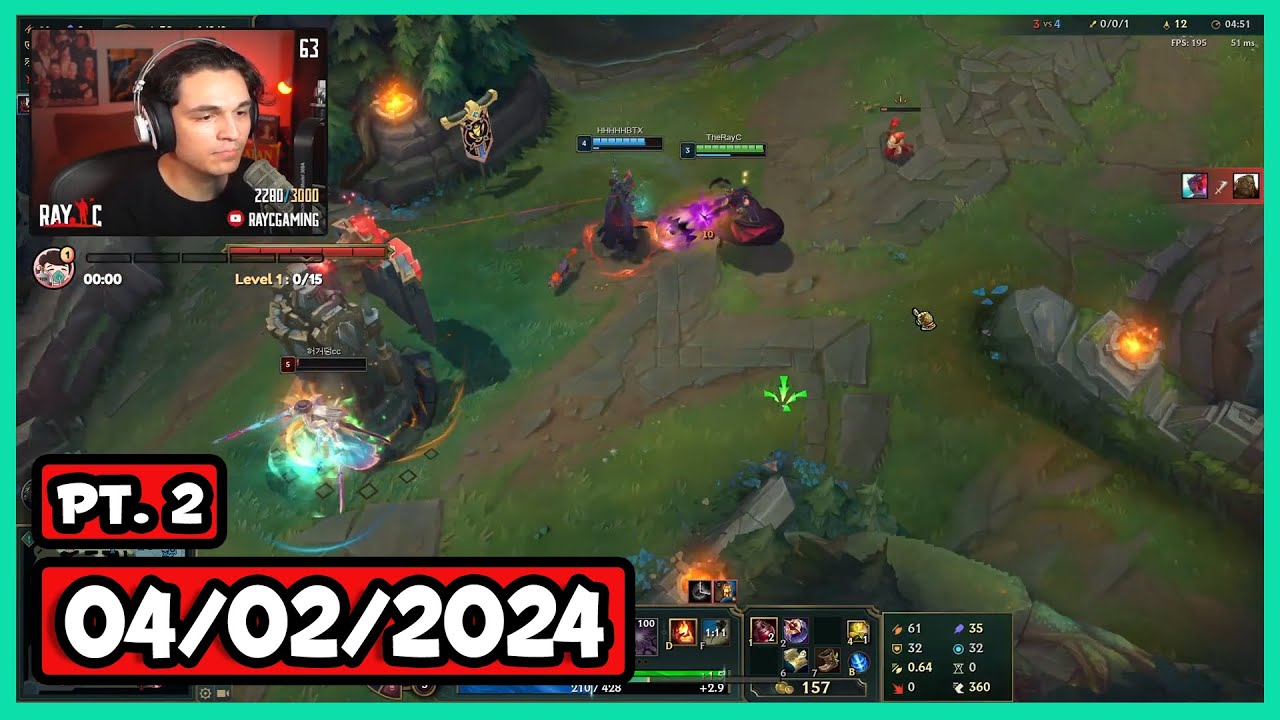 [04/02/2024] Ray Finally Plays League On Stream - YouTube