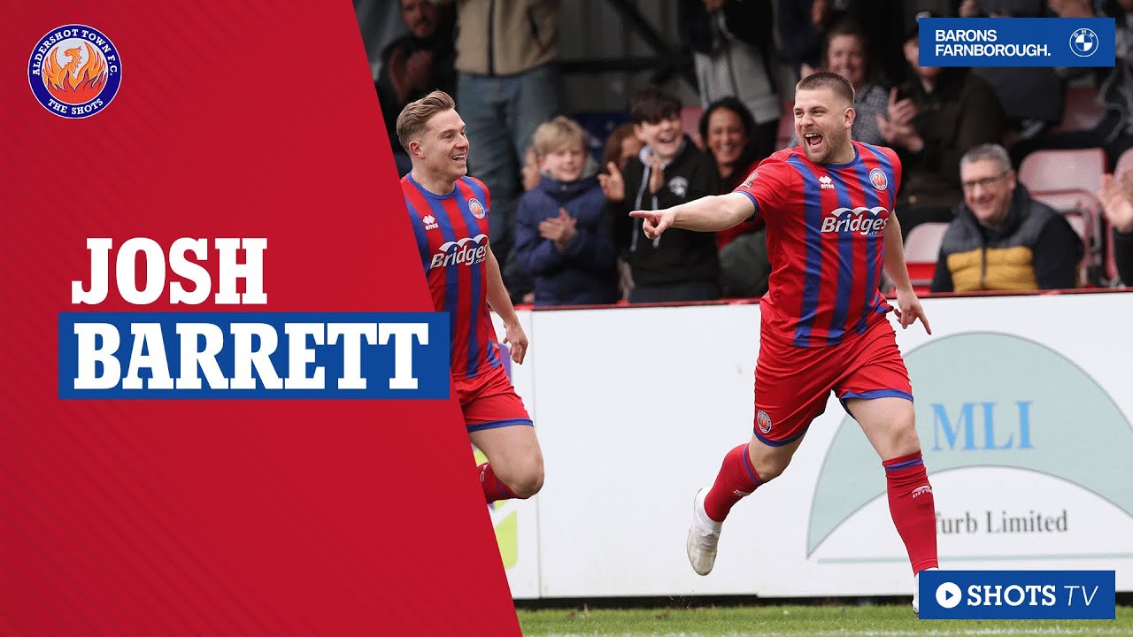 JOSH BARRETT POST-MATCH: Dorking Wanderers (H) - YouTube