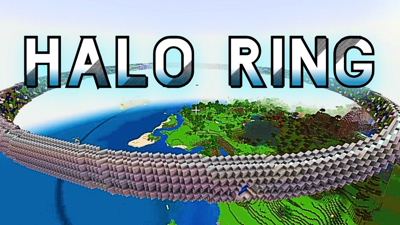 I Built A Halo Ring In Minecraft. - YouTube