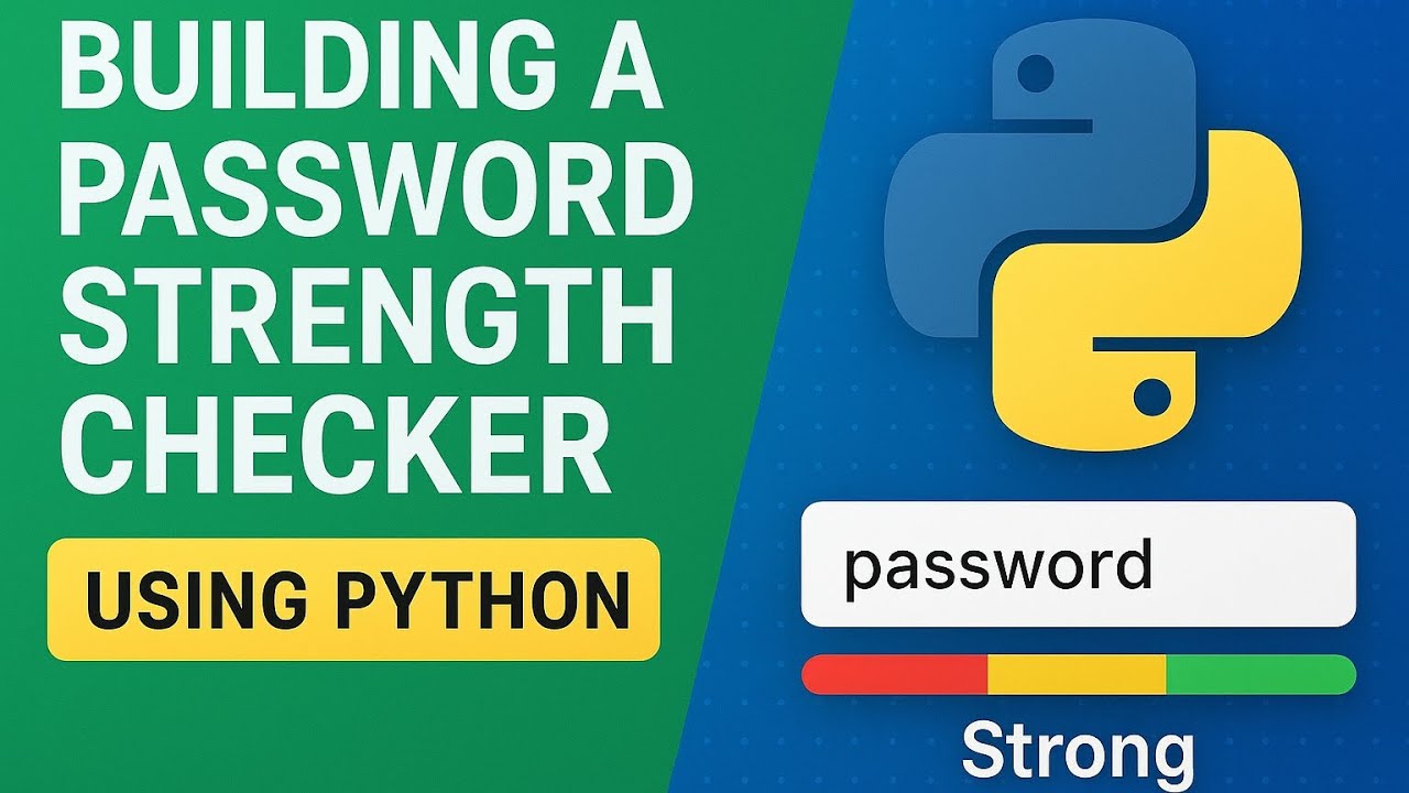 Build a Password Strength Checker in Python | Beginner Project (Day 4 ...