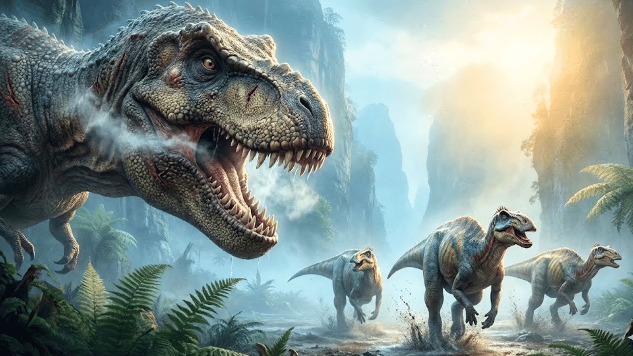 The Legendary Hunter: Cretaceous Dawn - T-Rex Hunt in the Fog - YouTube