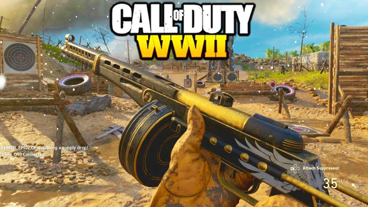 THIS GUN LOOKS SICK! | COD WW2 Gameplay - YouTube