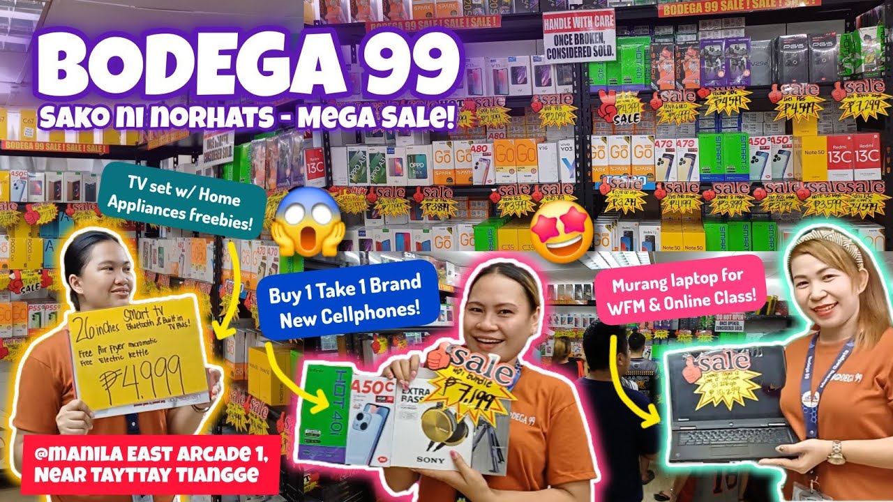 BODEGA 99! 📦📱SUPER SALE | Murang Bilihan ng mga Cellphone, Tablet ...