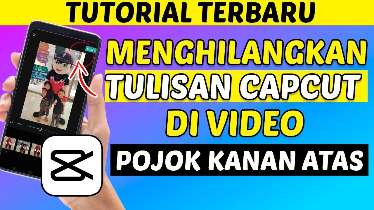 CARA MENGHILANGKAN TULISAN CAPCUT DI VIDEO 100% TANPA APLIKASI #capcut - YouTube