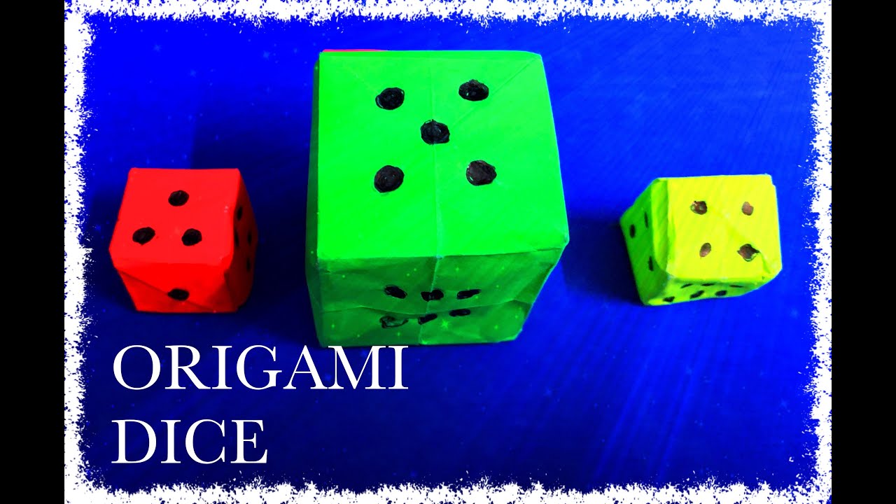 Easy To Make Paper Dice DIY Easy Origami YouTube Easy To Make Paper Dice DIY Easy Origami YouTube