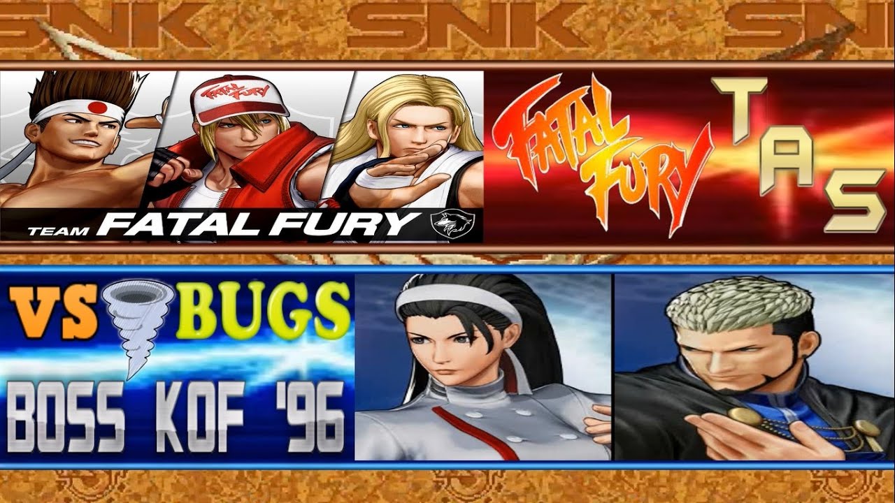 [TAS] Neo Geo - KOF ´96 "FATAL FURY" (Terry, Andy & Joe) Death Combos ...