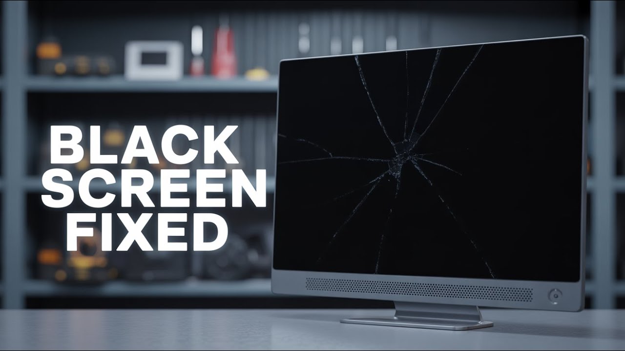 How to fix laptop on but display Black | Black Screen Problem | Laptop ...