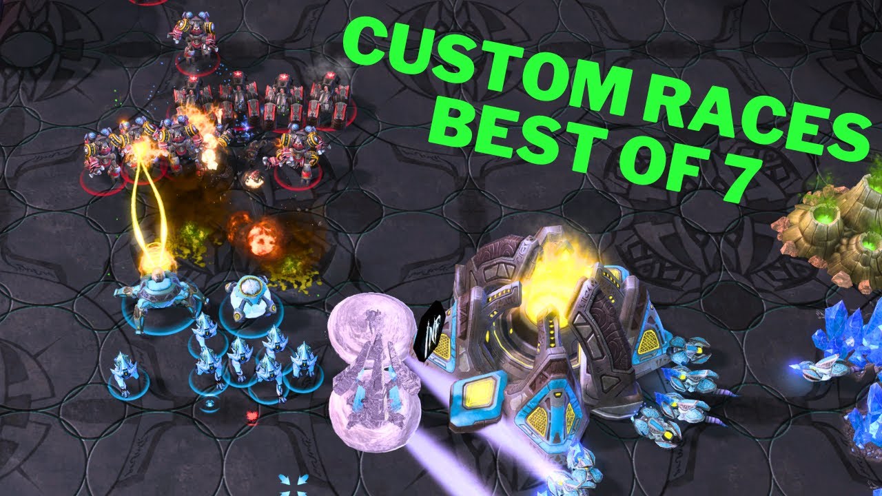 Crazy Best of 7! StarCraft 2 Grandmaster Custom Scion Races KvG Cast ...
