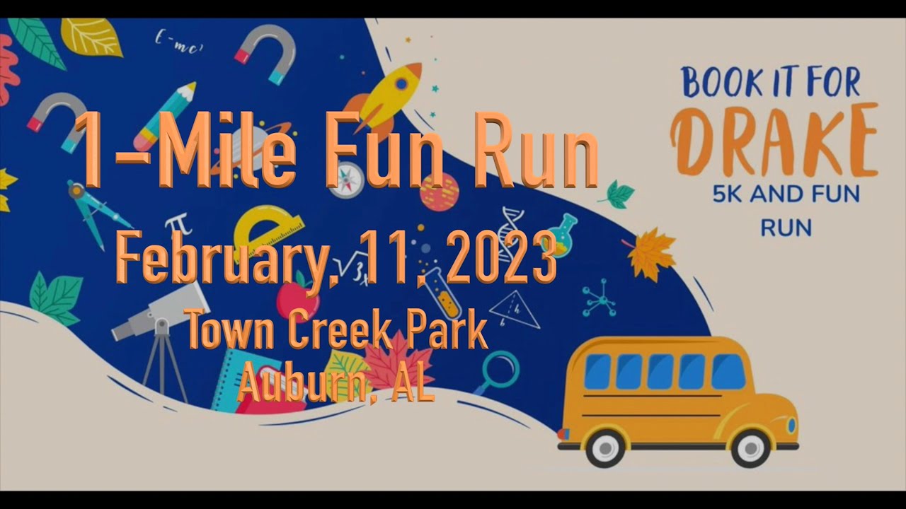 2023 Book It For Drake 1 Mile Fun Run - YouTube