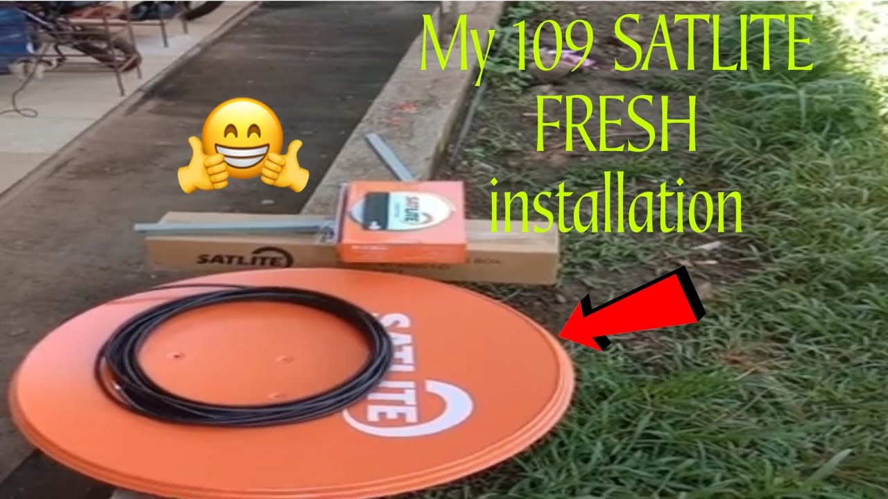 SATLITE FRESH INSTALLATION MY #109 SATLITE INSTALLATION - YouTube