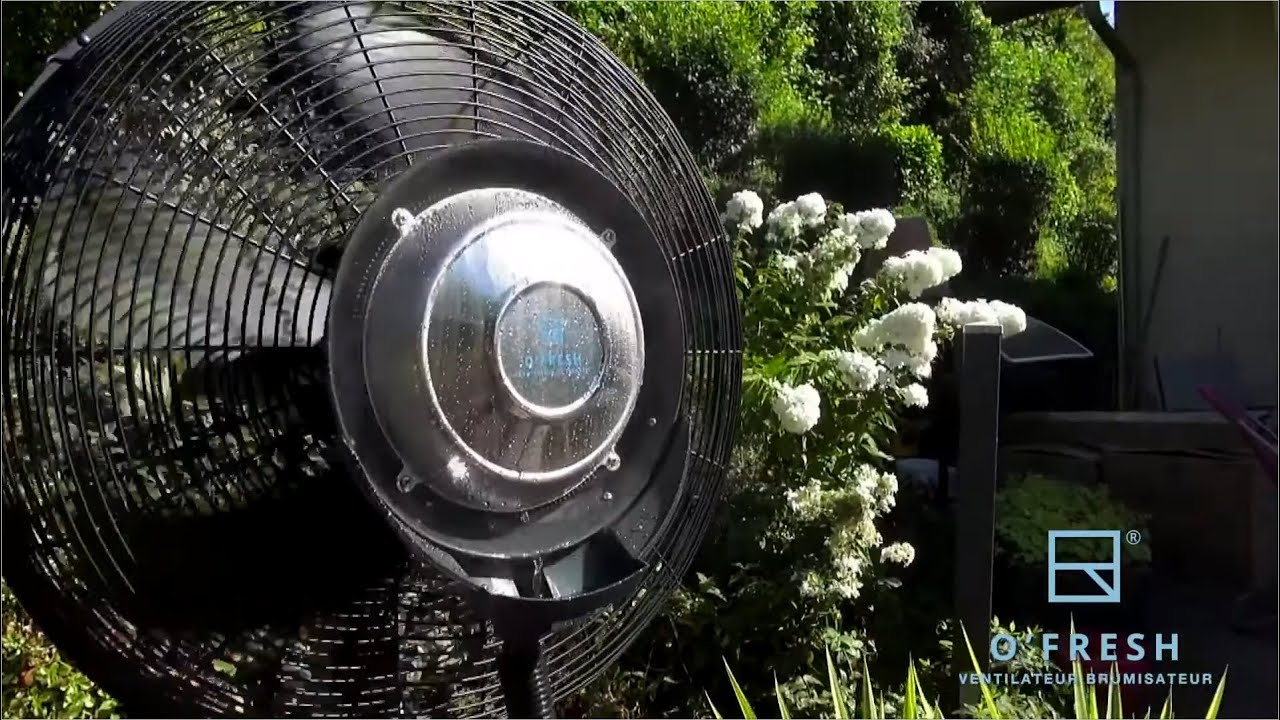 Installation Ventilateur brumisateur O'FRESH professionnel ...