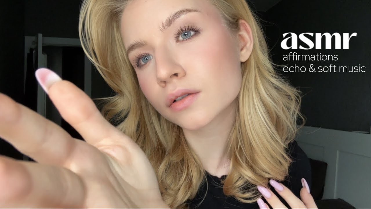 ASMR Gentle Affirmations for Deep Relaxation After a Long Day | Mic Brushing, Echo, Soft Music ...