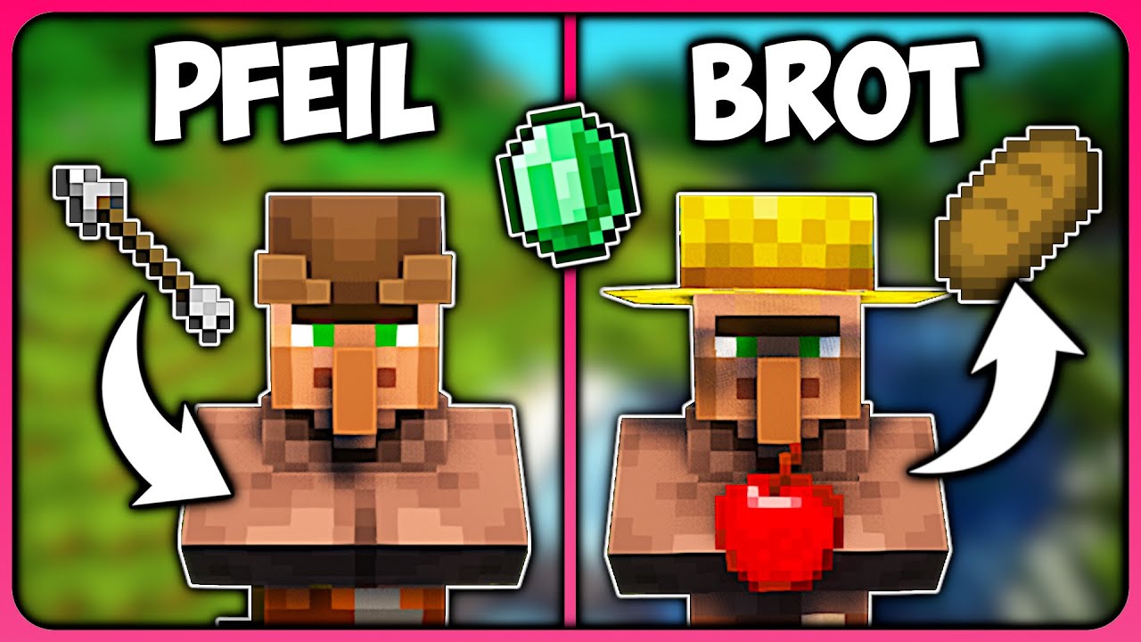 19 TRADES in Minecraft die du noch nicht kanntest ! - YouTube