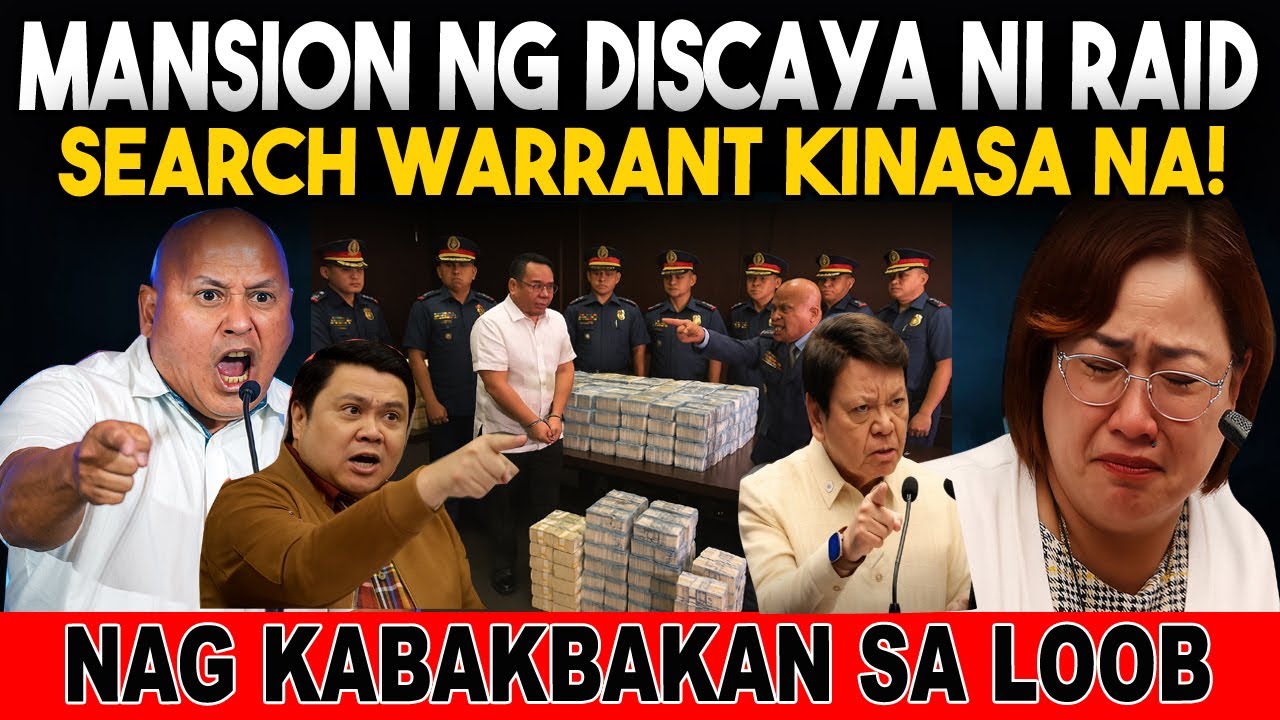 MANSION NG DISCAYA NIRAID Na! NAGKBAKBAKAN DALA Ang SEARCH WARRANT ...