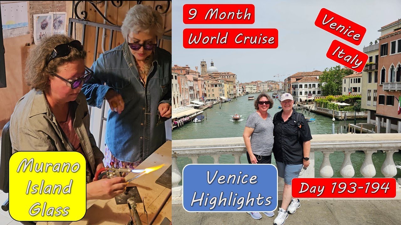 Touring Murano Italy Glass Factory and Venice Highlights - YouTube