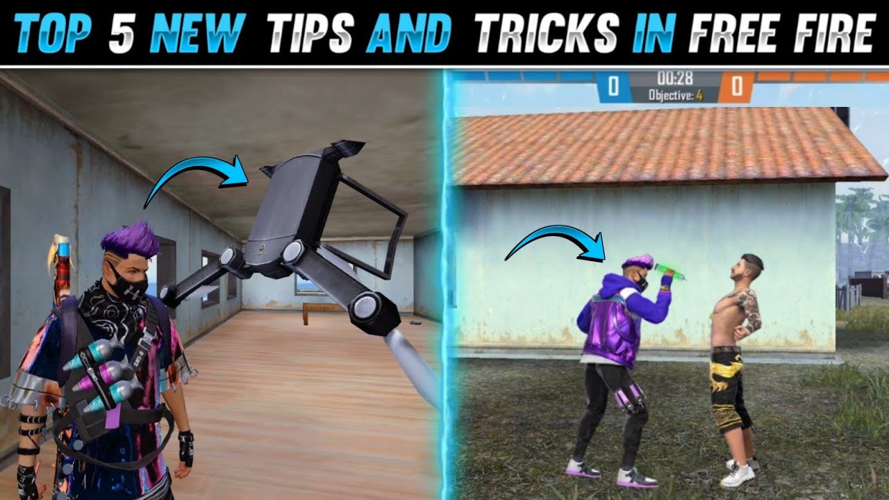 Top 5 New Tricks In Free Fire | Free Fire Tips and Tricks | Garena Free ...