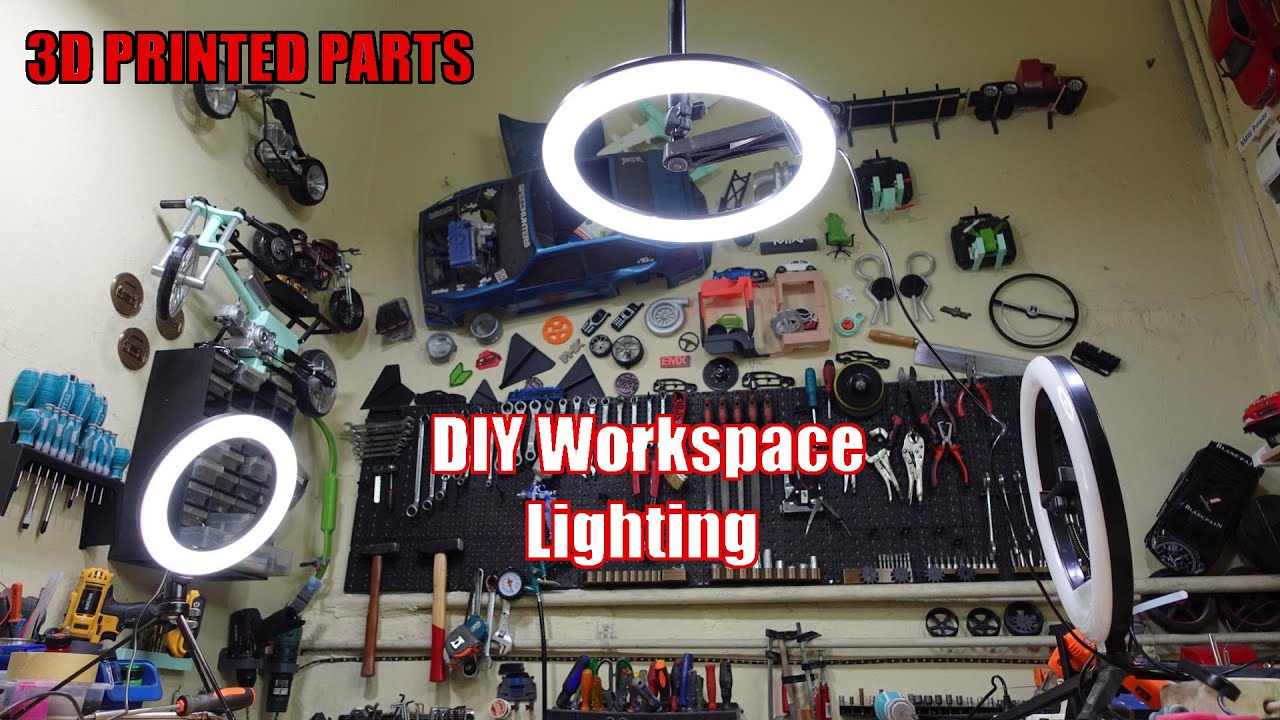 DIY Led Workspace Lighting - YouTube